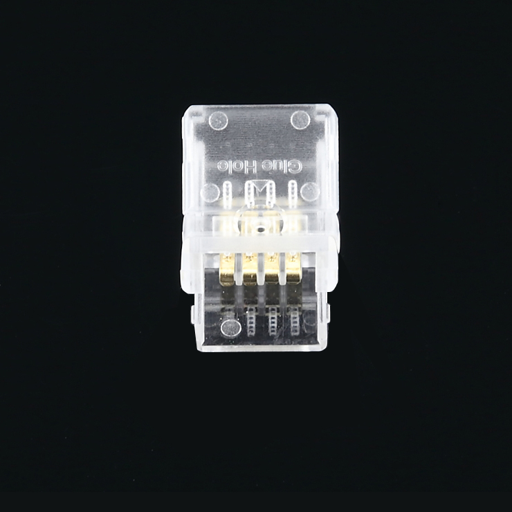 Waterproof LED Strip Light Connector, RGB 4 Pin LED Tape Connector