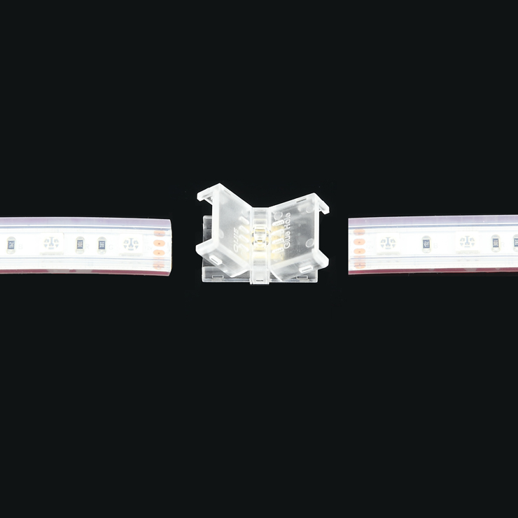 Waterproof LED Strip Light Connector, RGB 4 Pin LED Tape Connector